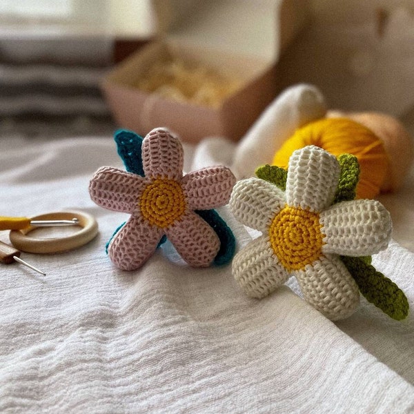 Flower Rattle - Etsy