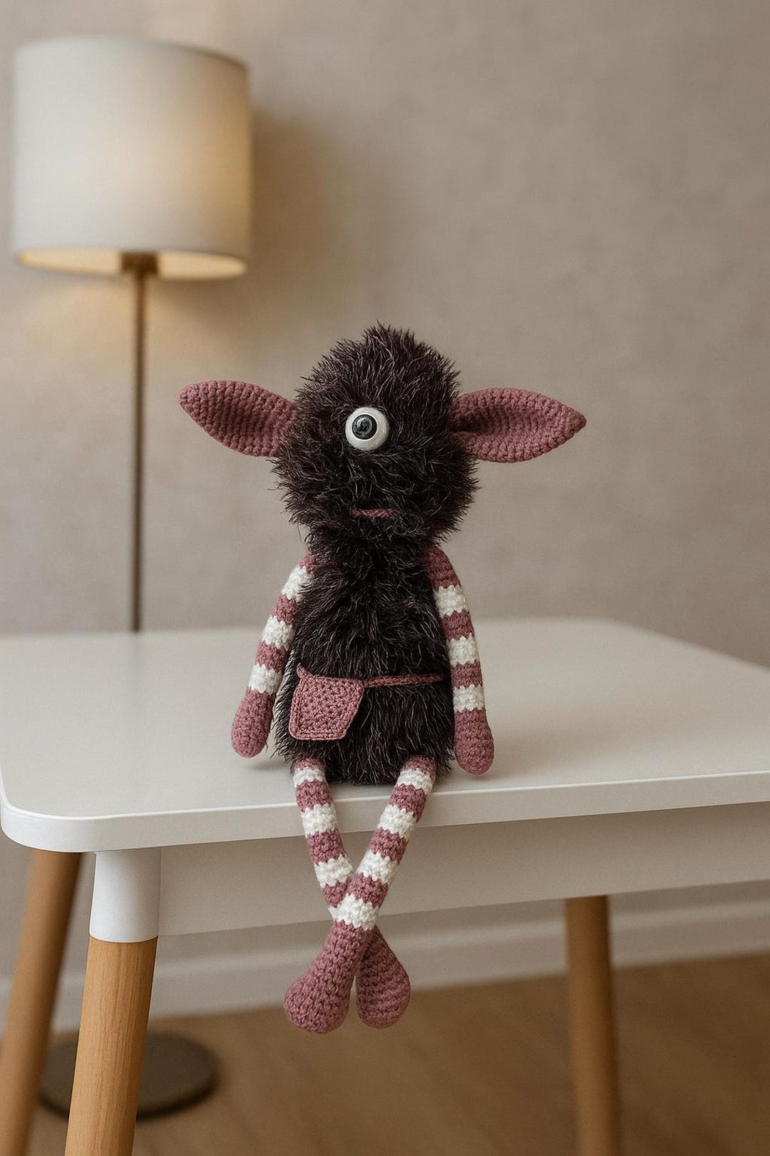 Crochet Cyclops Toy – Handmade Amigurumi Monster, Whimsical Gift - Etsy