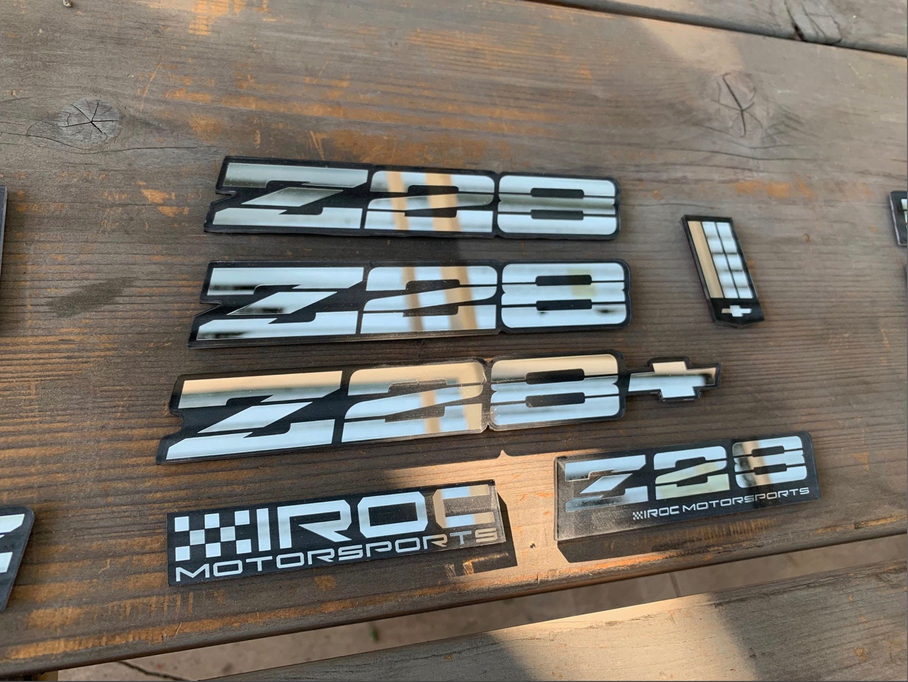 1982-1992 Camaro Custom Emblems CHROME on BLACK Finish - Etsy