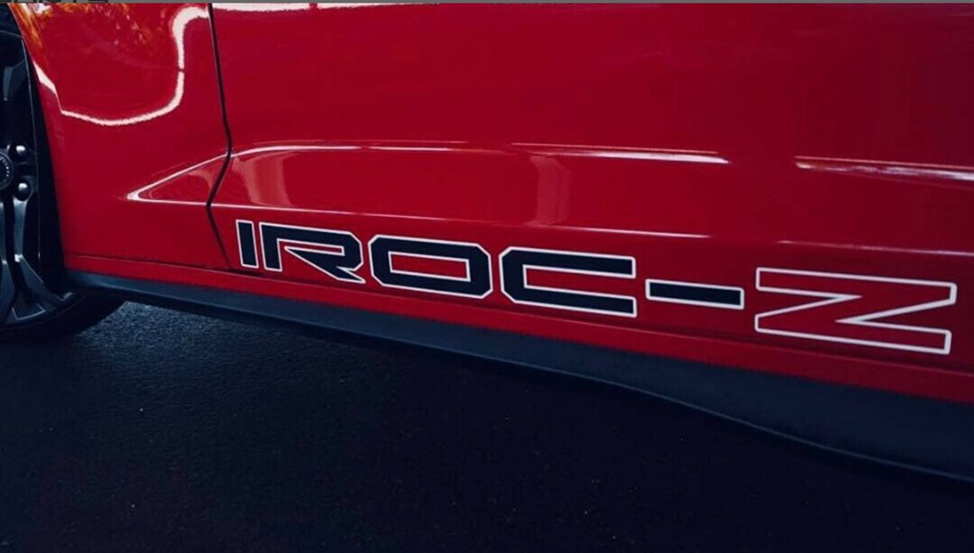 IROC-Z Vinyl Decal Pack - Etsy