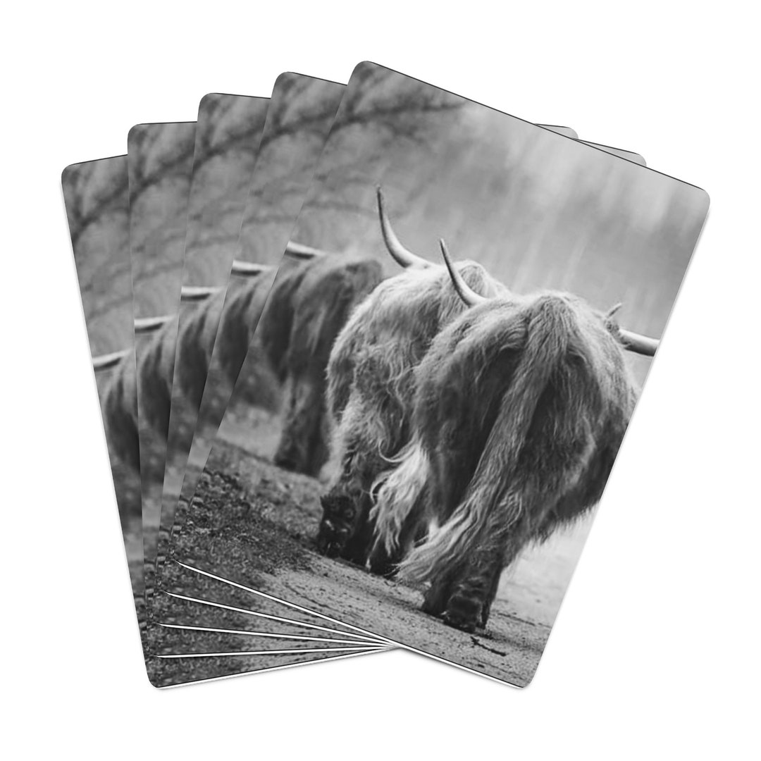Highland Cow Poker Cards - Etsy