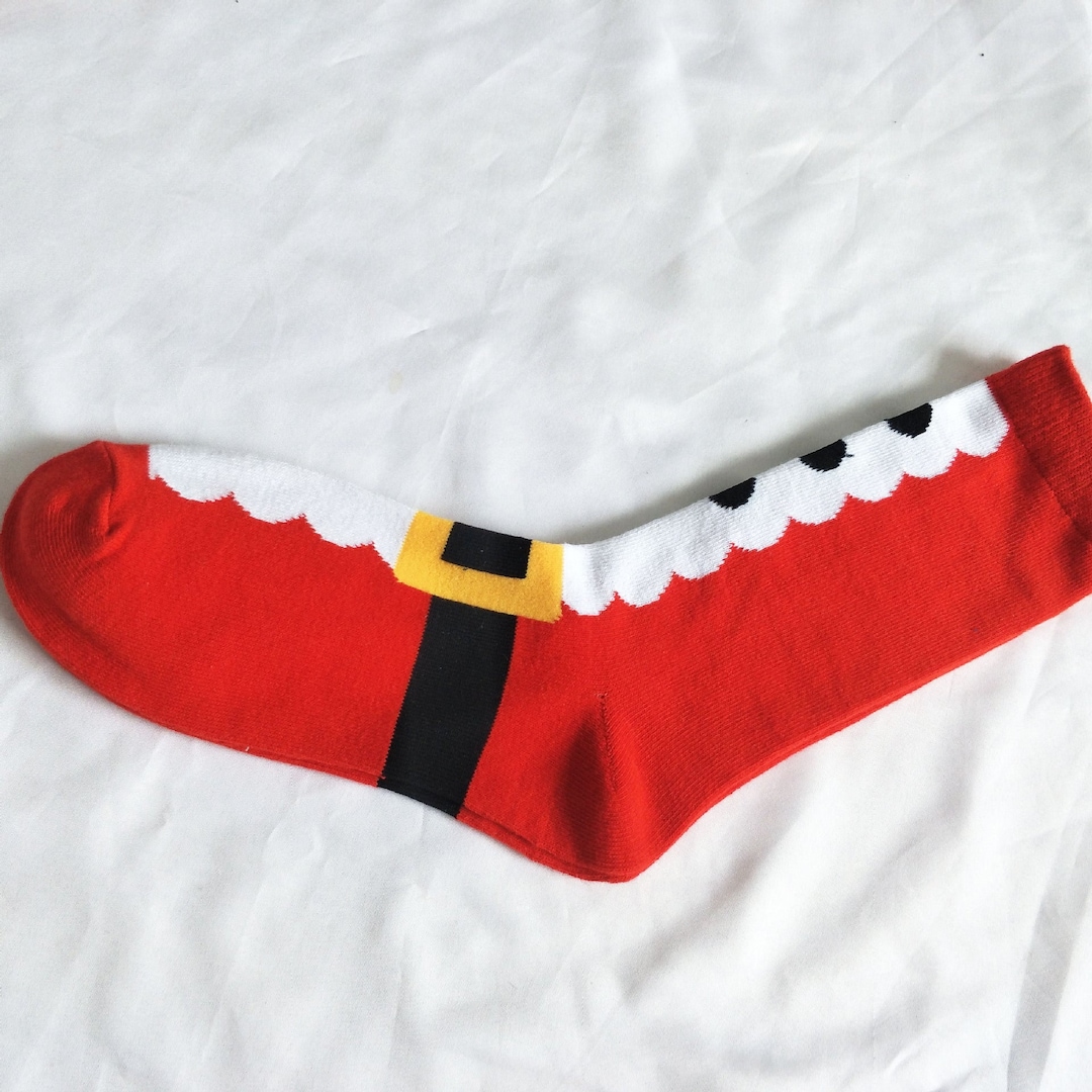 Santa Socks Christmas Socks - Etsy