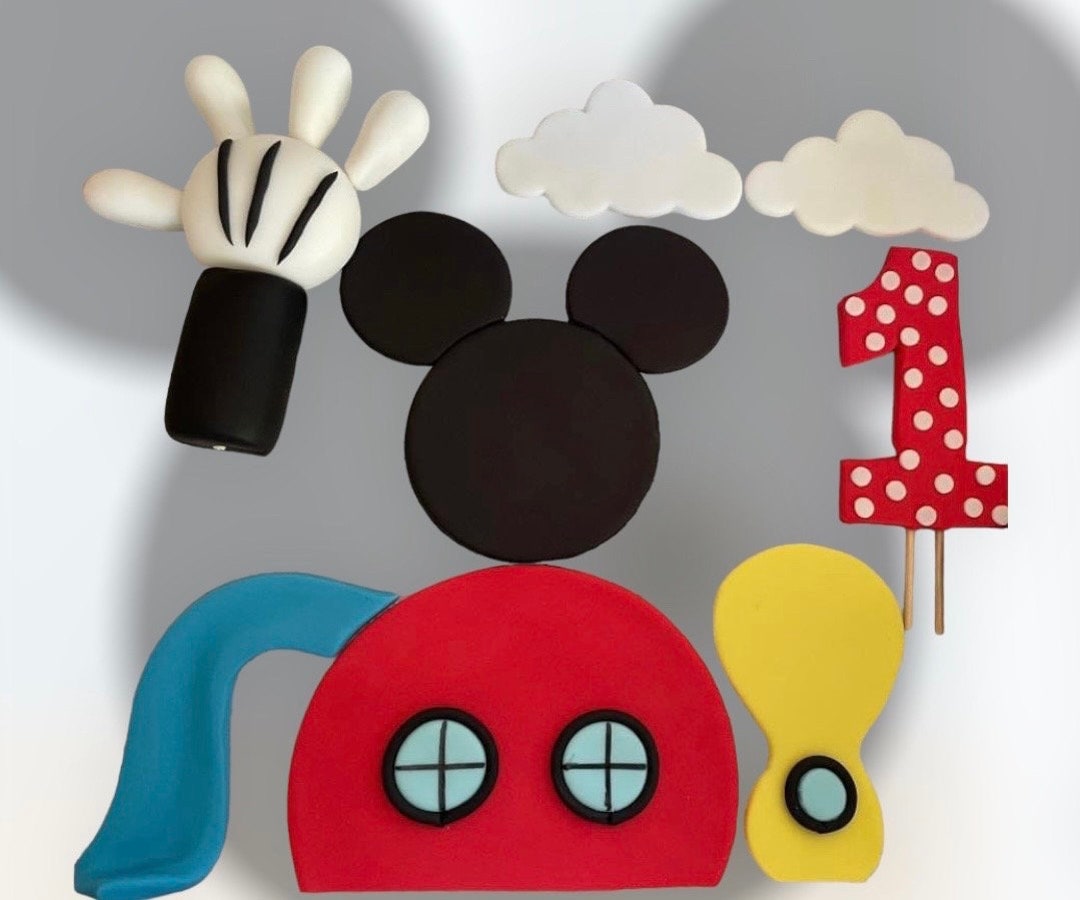 Mickey Mouse Clubhouse Cake Topper Set - Etsy