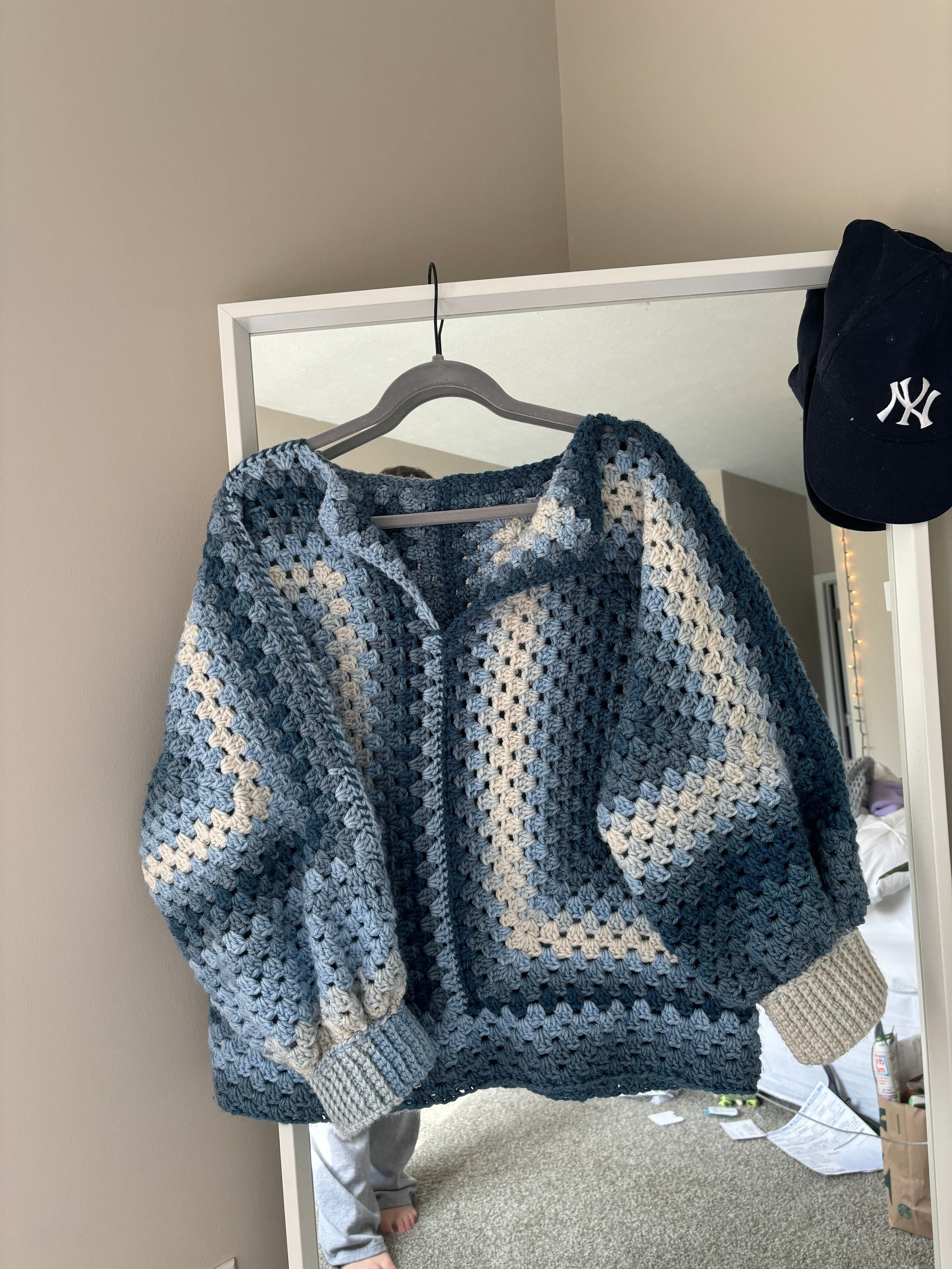 Hexagon Crochet Sweater - Etsy