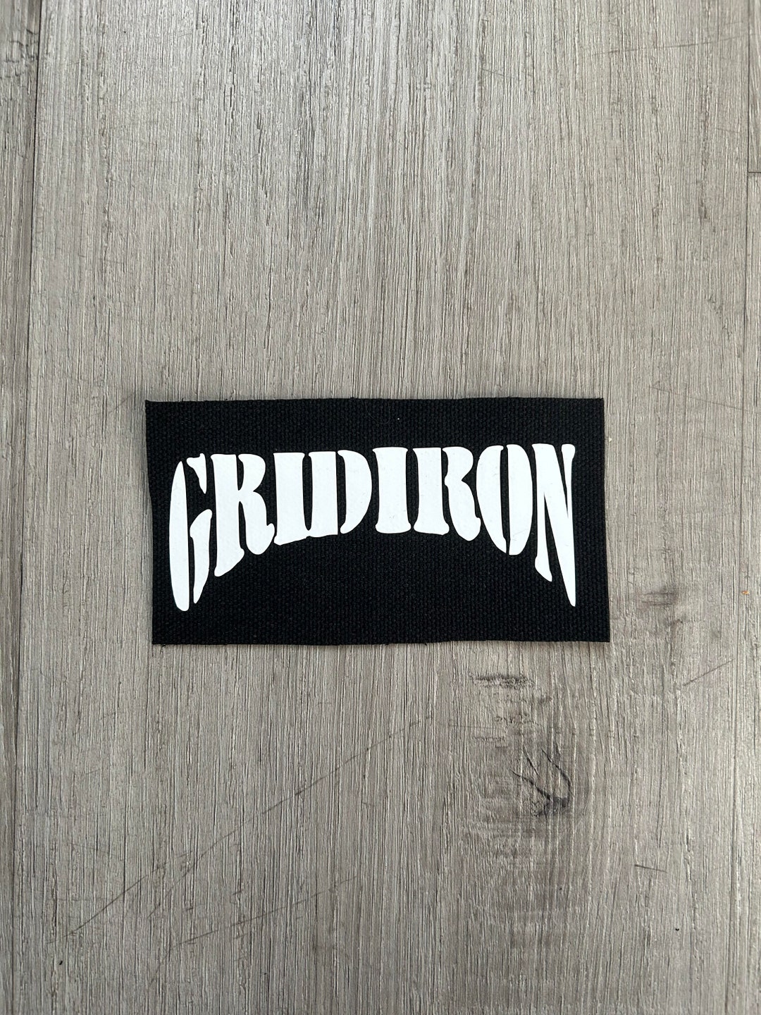 Grid Iron Patch - Etsy