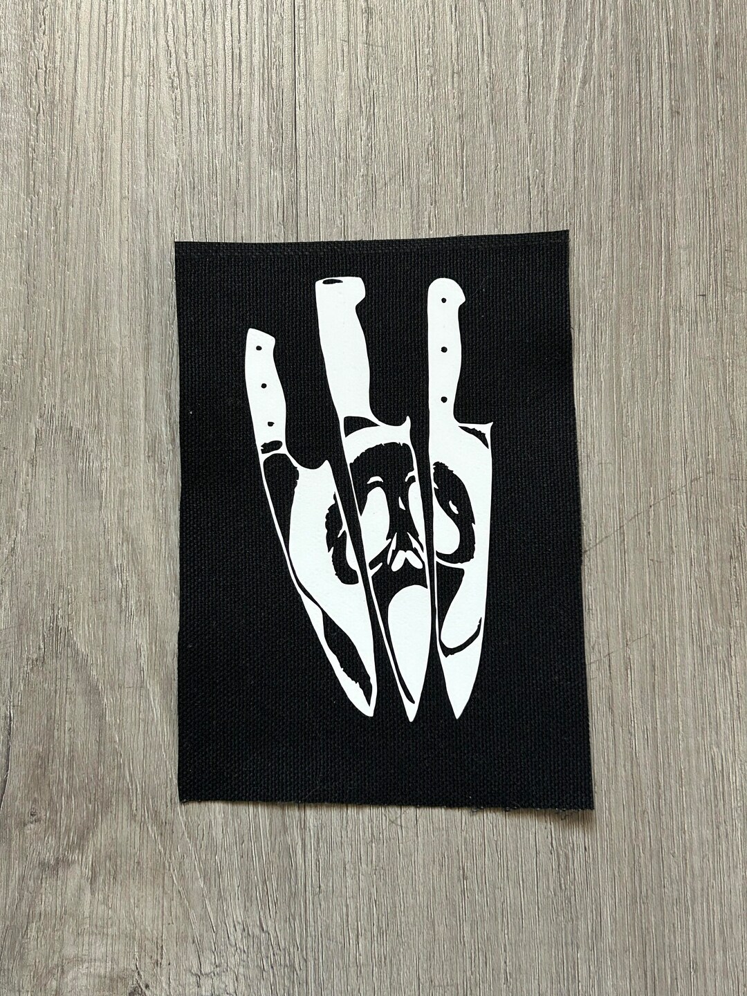 Ghostface Knife Patch - Etsy