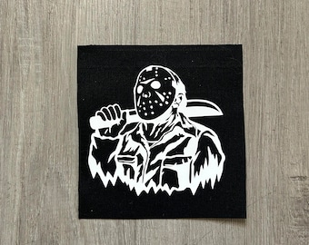 Jason Voorhees Inspired Patch | Horror Movie Patch | Jason Mask - Etsy