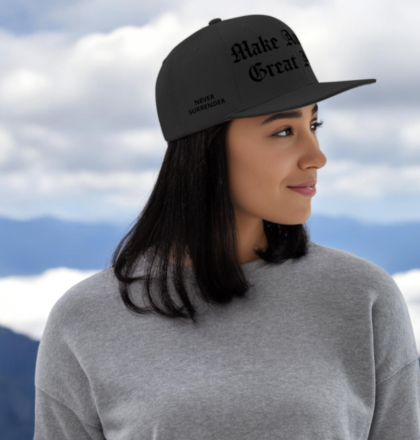 Dark Goth MAGA - Snapback Hat - Elon Musk's Rally Hat - Etsy