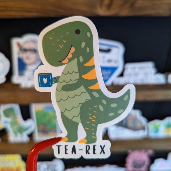 Tea Rex - Etsy