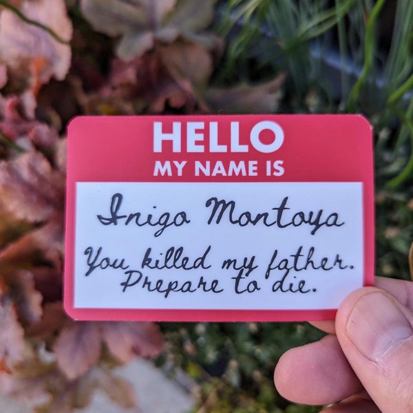 Inigo Montoya - Etsy