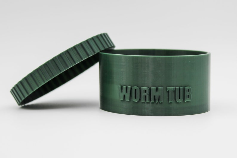 WORM TUB - Fishing Bait Container .stl File (3d Print File) - Etsy