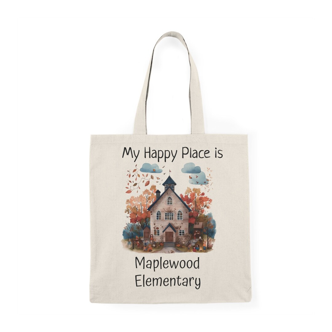 Customizable Schoolhouse Tote Bag Personalized Boho School - Etsy