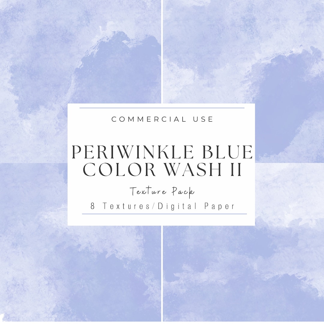 Periwinkle Blue Color Wash Texture Clipart JPG| Digital Paper ...