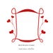 Red Hearts Frame Clipart: Valentine's Day PNG (commercial Use) - Etsy