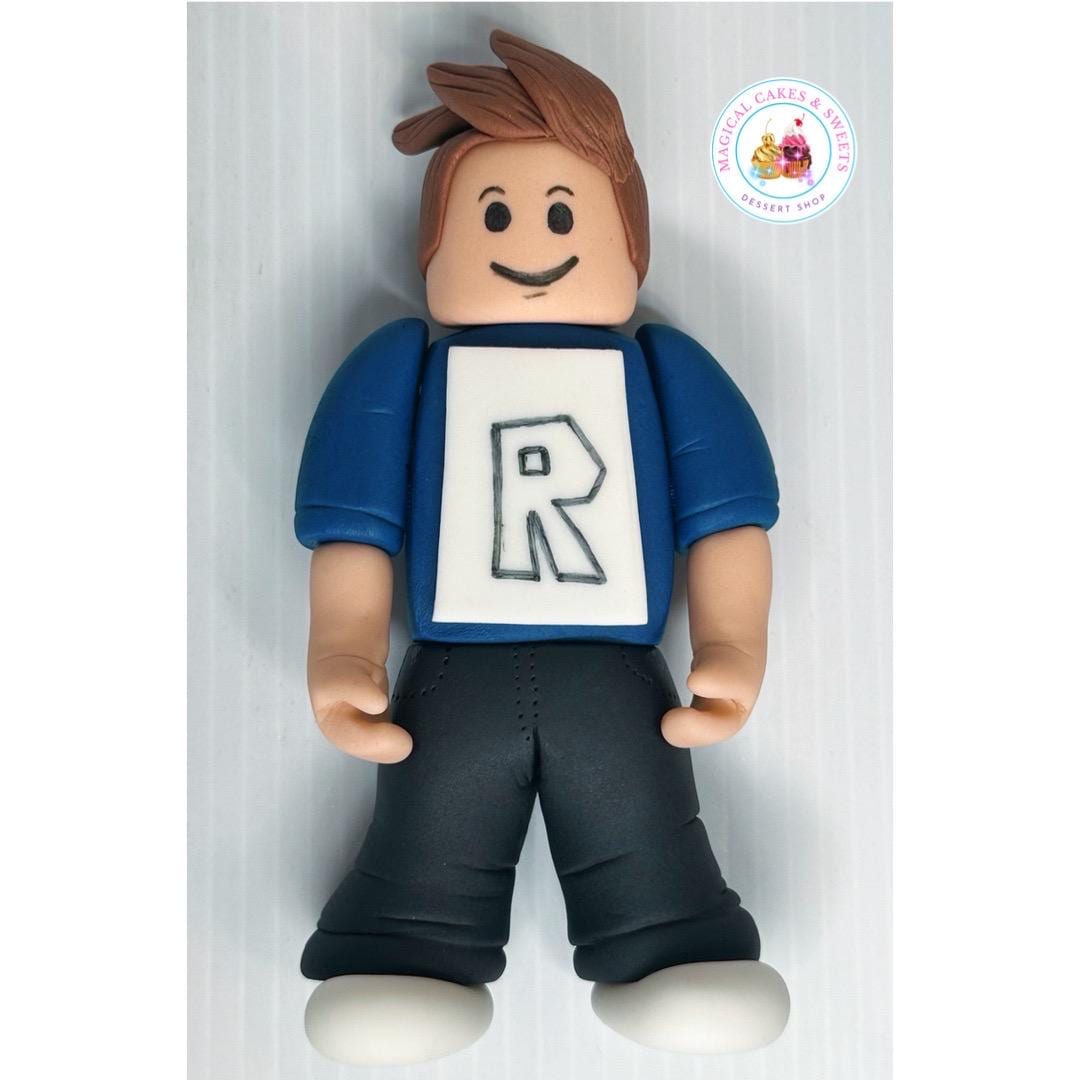 Video Game Cake Topper, Fondant Character Cake Topper, Edible Cake ...
