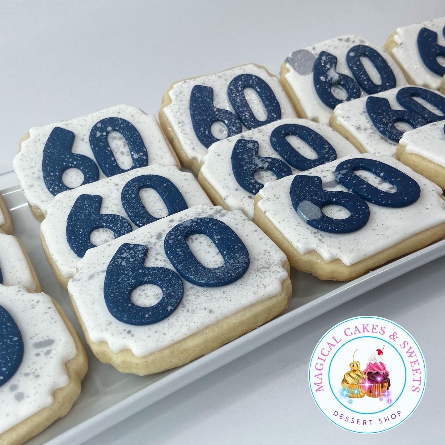 Luxury Age Sugar Cookies, Decorated Cookies, Birthday Cookies, Plaque ...