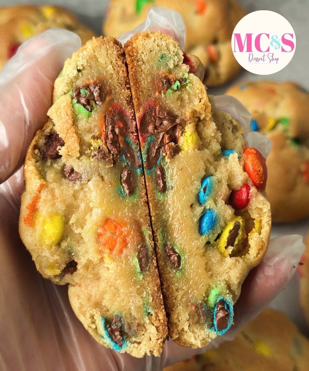 Thick Gourmet M&ms Cookies - Etsy