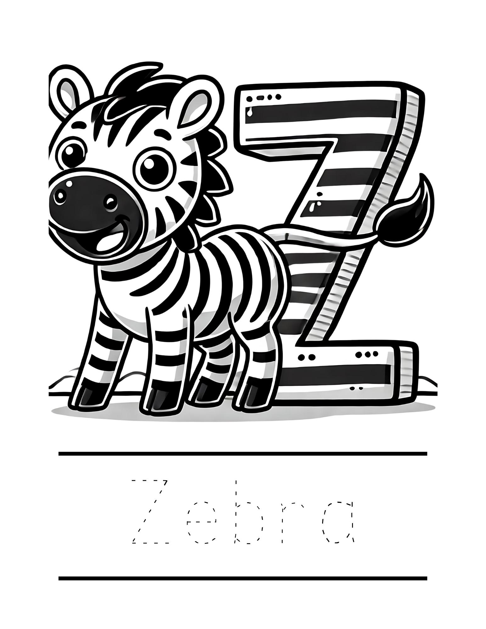 Cute Animal Alphabet Coloring Book Digital Download - Etsy