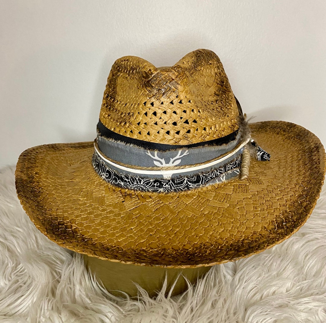 Custom Hand Burned Cowboy Hat - Etsy
