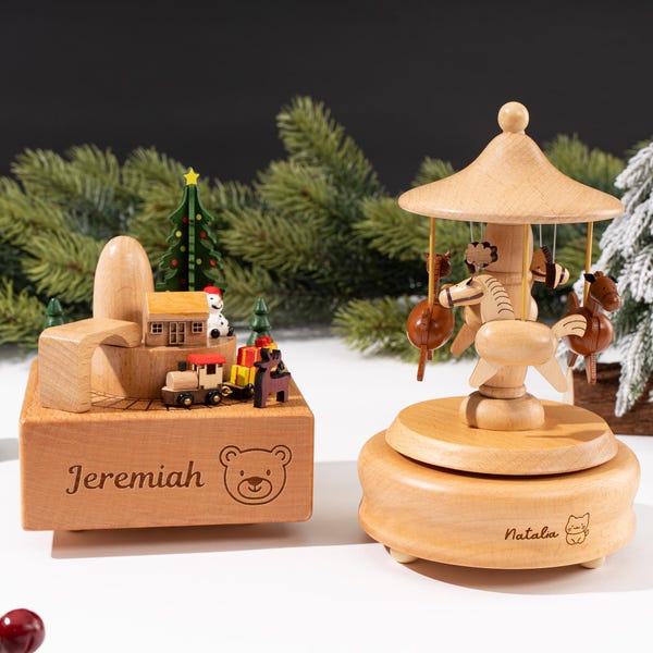 Christmas Music Boxes - Etsy