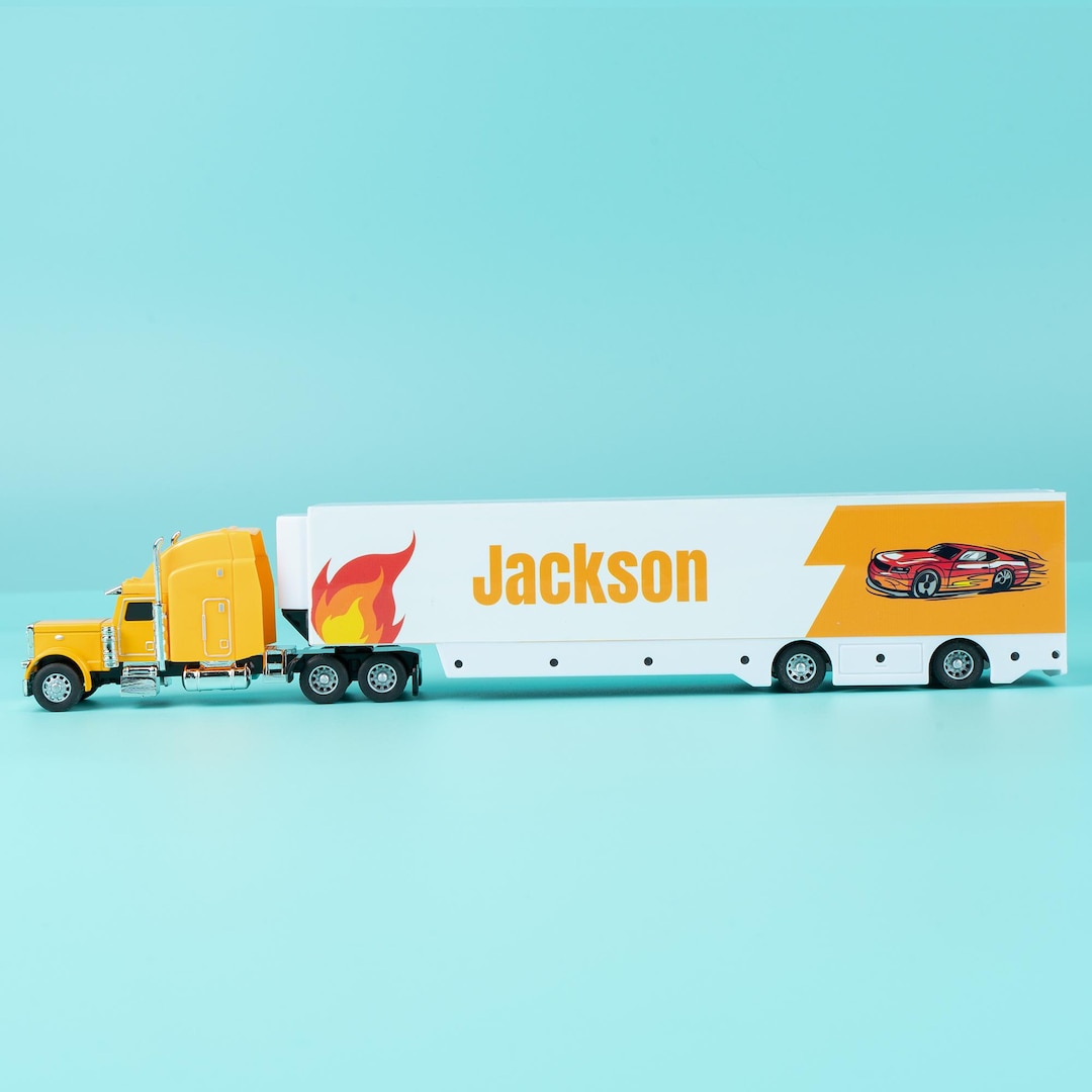 Personalized Toy Truck: Custom Name Engraved Gift - Etsy