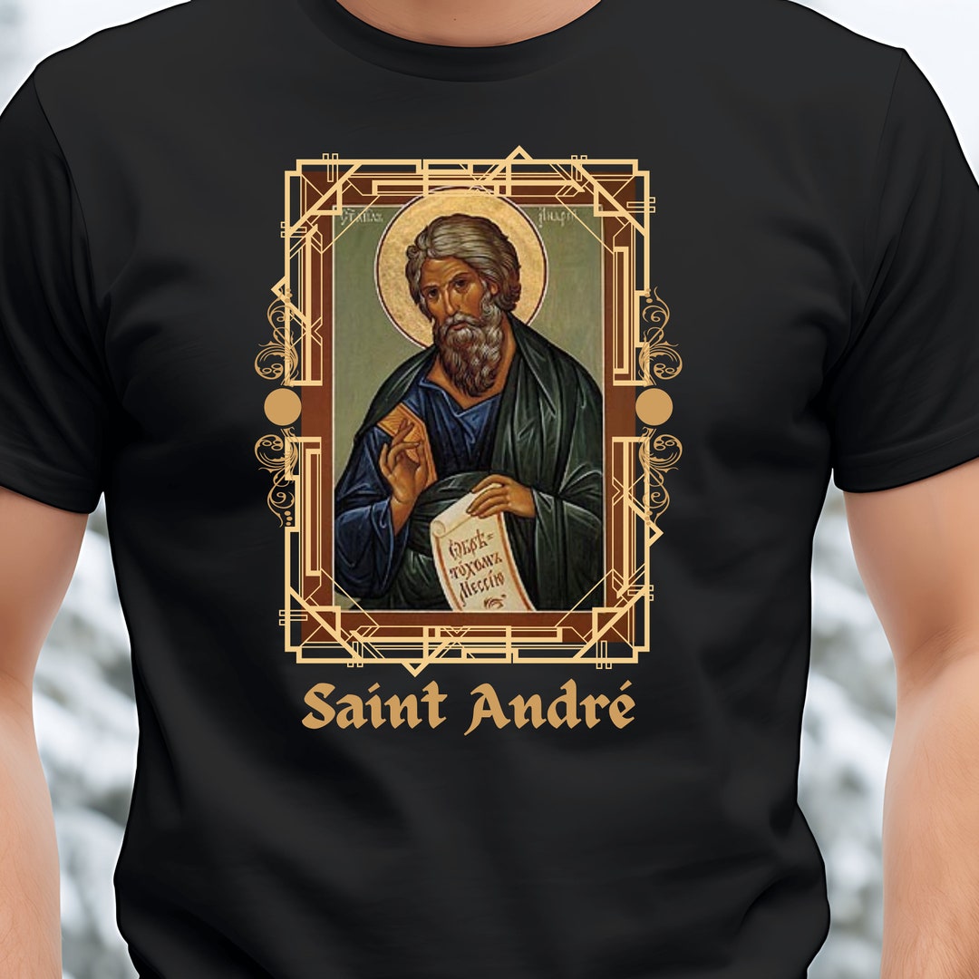 SAINT ANDREW T-SHIRT, Apostle of Christ, Martyr, Christian Gift Unisex ...
