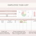 Employee Task List Absence Tracker Template Google Dcos Task Organizer ...