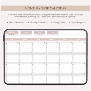 Digital Planner Spreadsheet for Google Sheets, Custom Daily Agenda ...