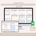 Digital Planner Spreadsheet for Google Sheets, Custom Daily Agenda ...