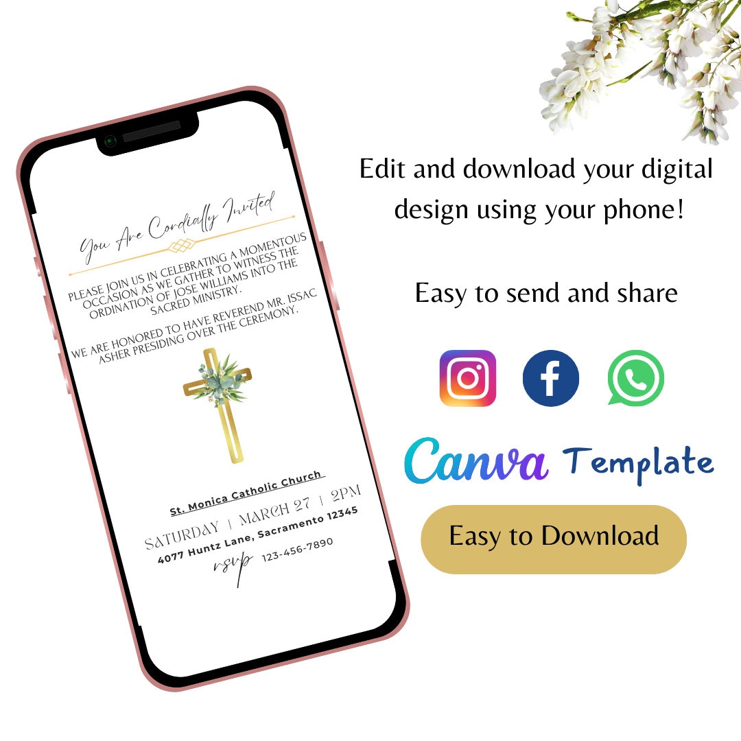 Ordination Cards Pastor Ordination Catholic Priestly Ordination ...