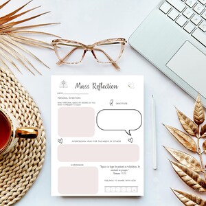 Beginner Bible Study Printable | Catholic Mass Reflection Journal ...