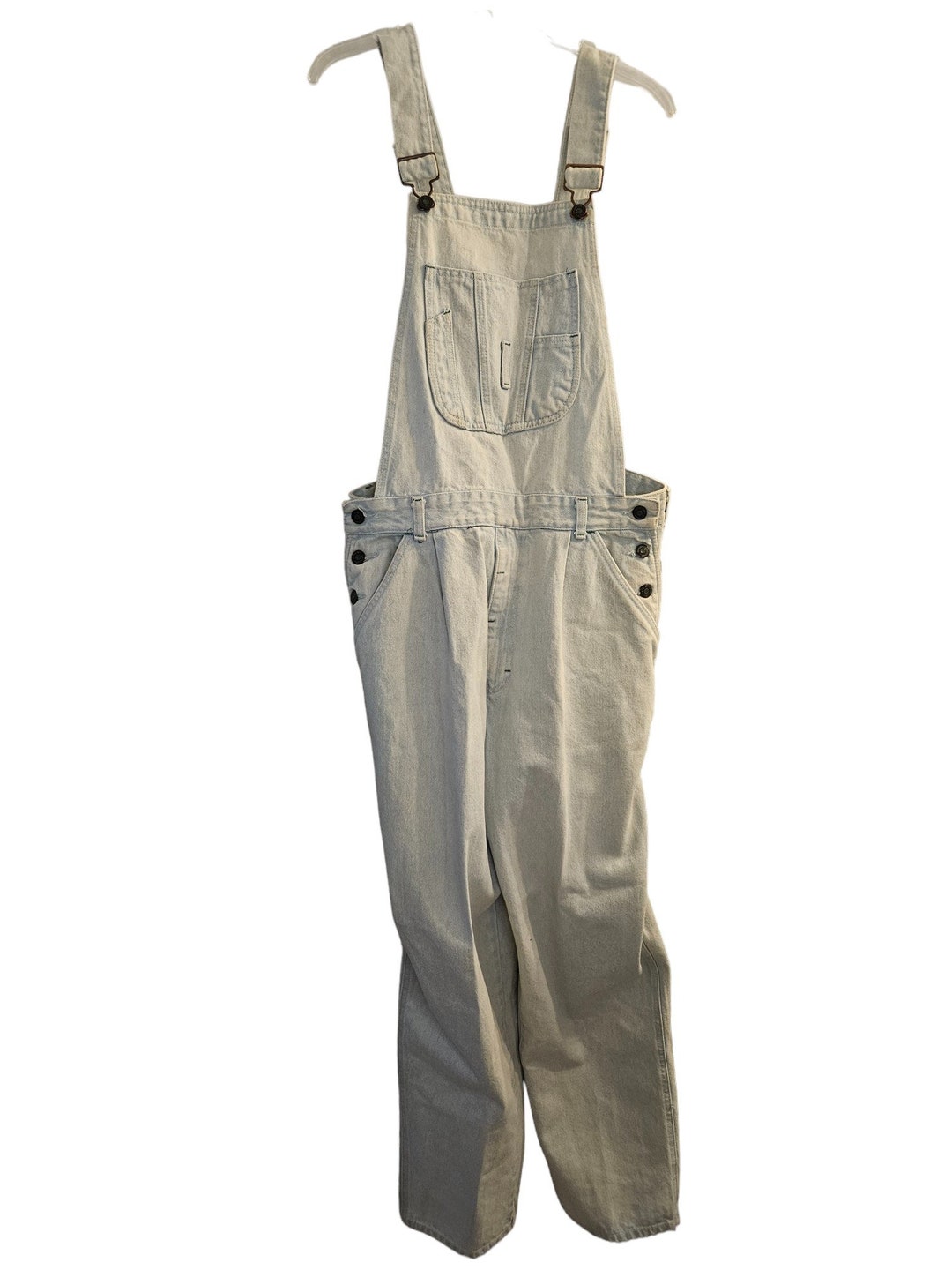 SASSON Overalls 1990 - Never Worn, Still With Tags On, White Wash Denim ...