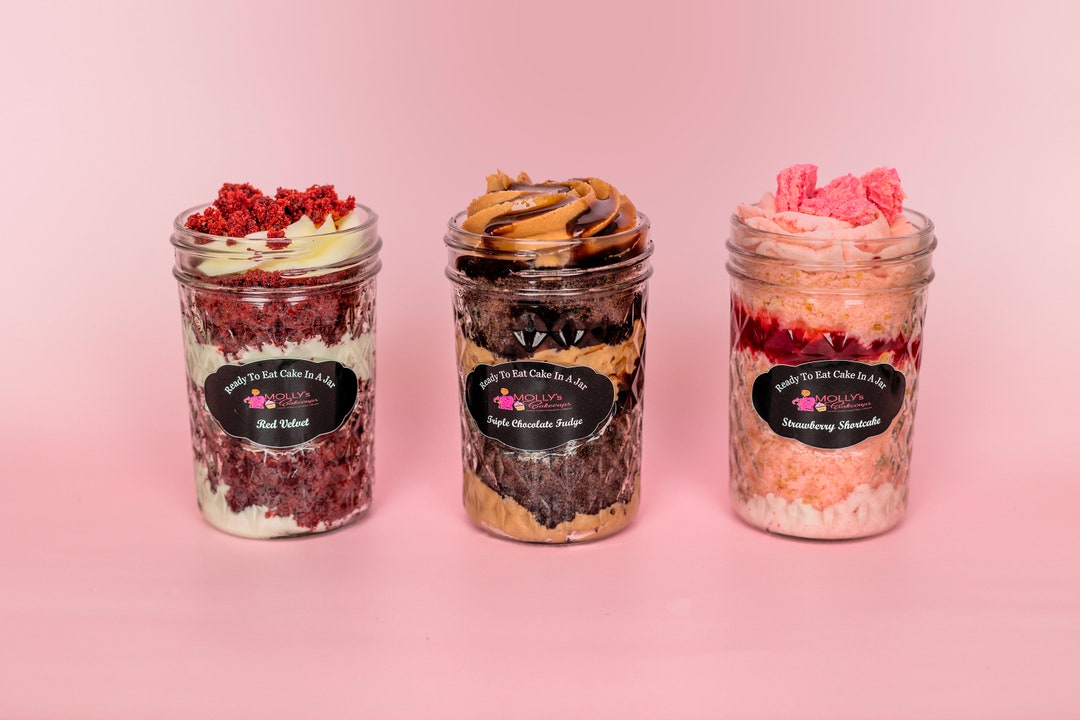 Large Cake Jars- 3 Pack - Etsy