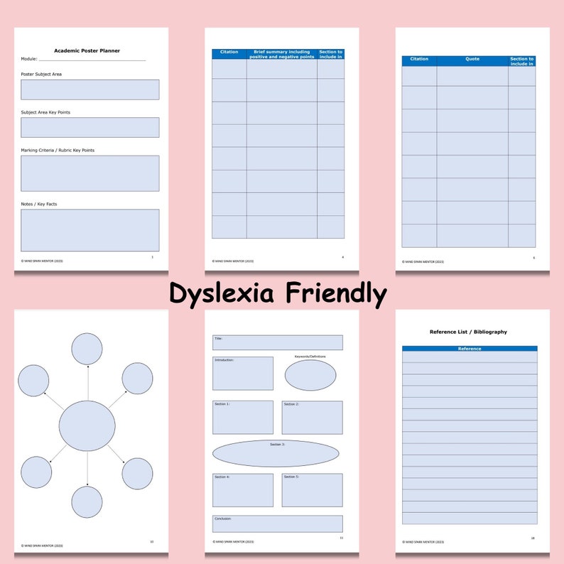 Academic Poster Planner - Etsy