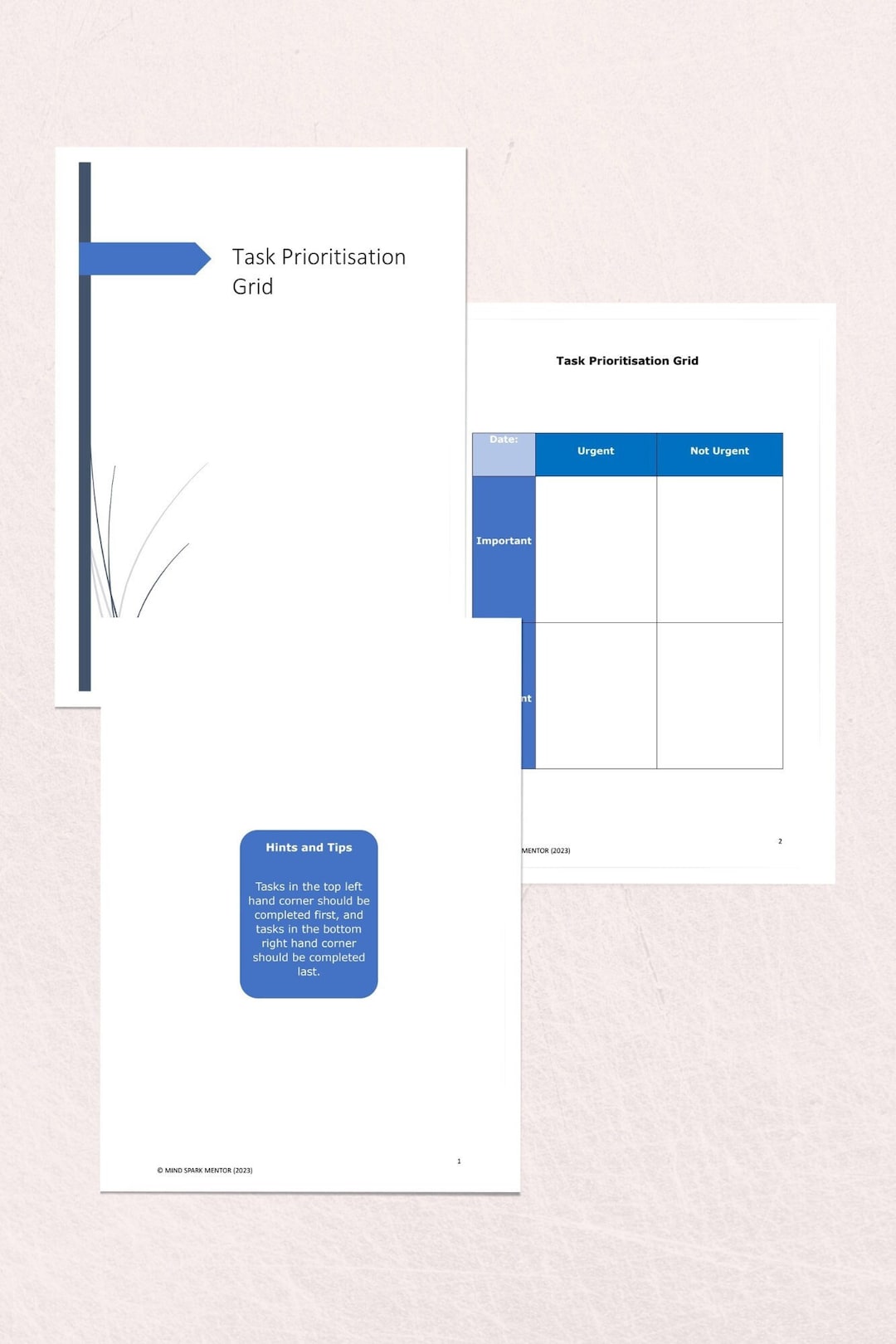 Prioritisation Grid - Etsy