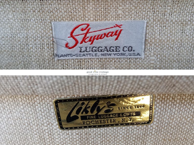 Vintage 1940s Hardside Skyway Suitcase, Upcycled in Florals With Birds ...