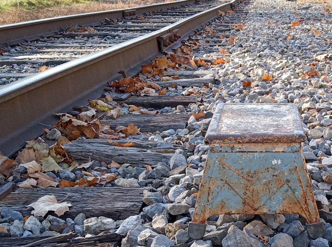 Railroad Conductor's Step Box/boarding Railway Passenger Step Stool ...