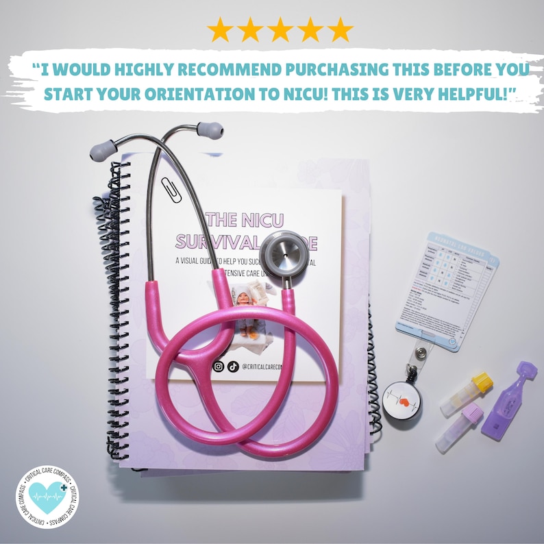 New to NICU Nurse Survival Guide: Visual Reference Book + RNC Study ...