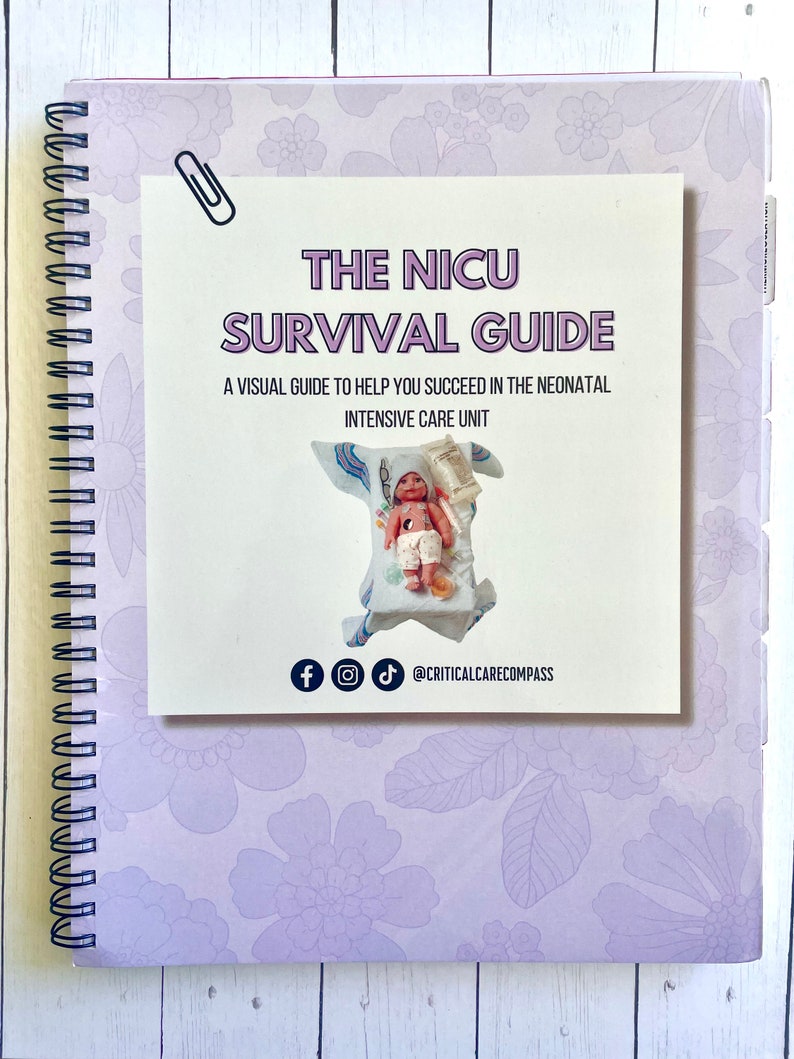 New to NICU Nurse Survival Guide: Visual Reference Book + RNC Study ...