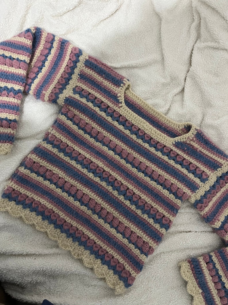 Crochet Tulip Stitch Jumper - Etsy