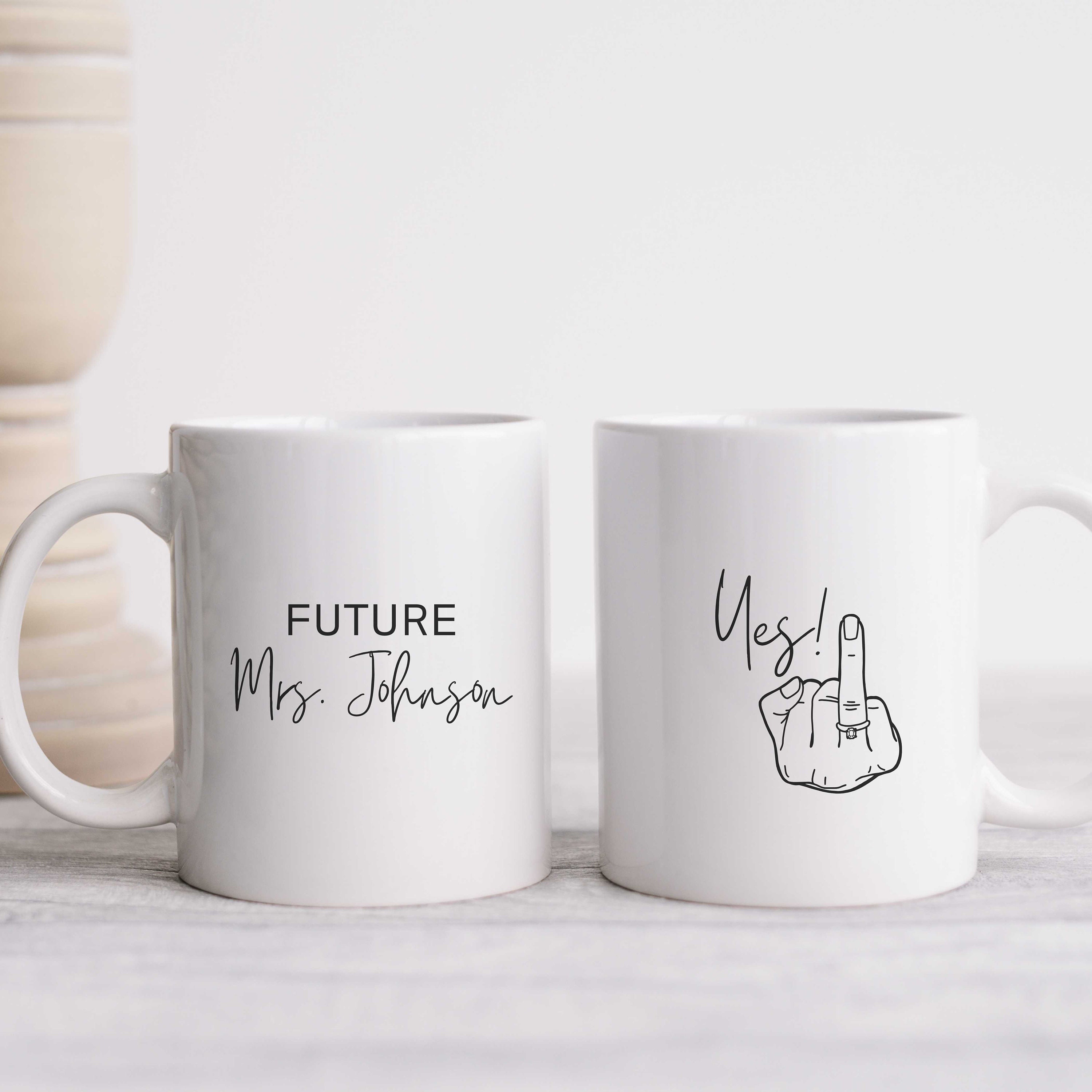 Future Mrs Mug, Bride to Be Mug, Personalized Future Mrs Gift, Bride ...