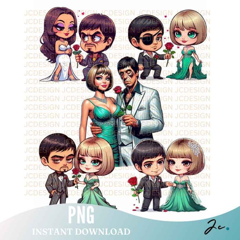 SCARFACE BUNDLE Png, Tony , World is Yours, Love , Couple Png, Elvira ...
