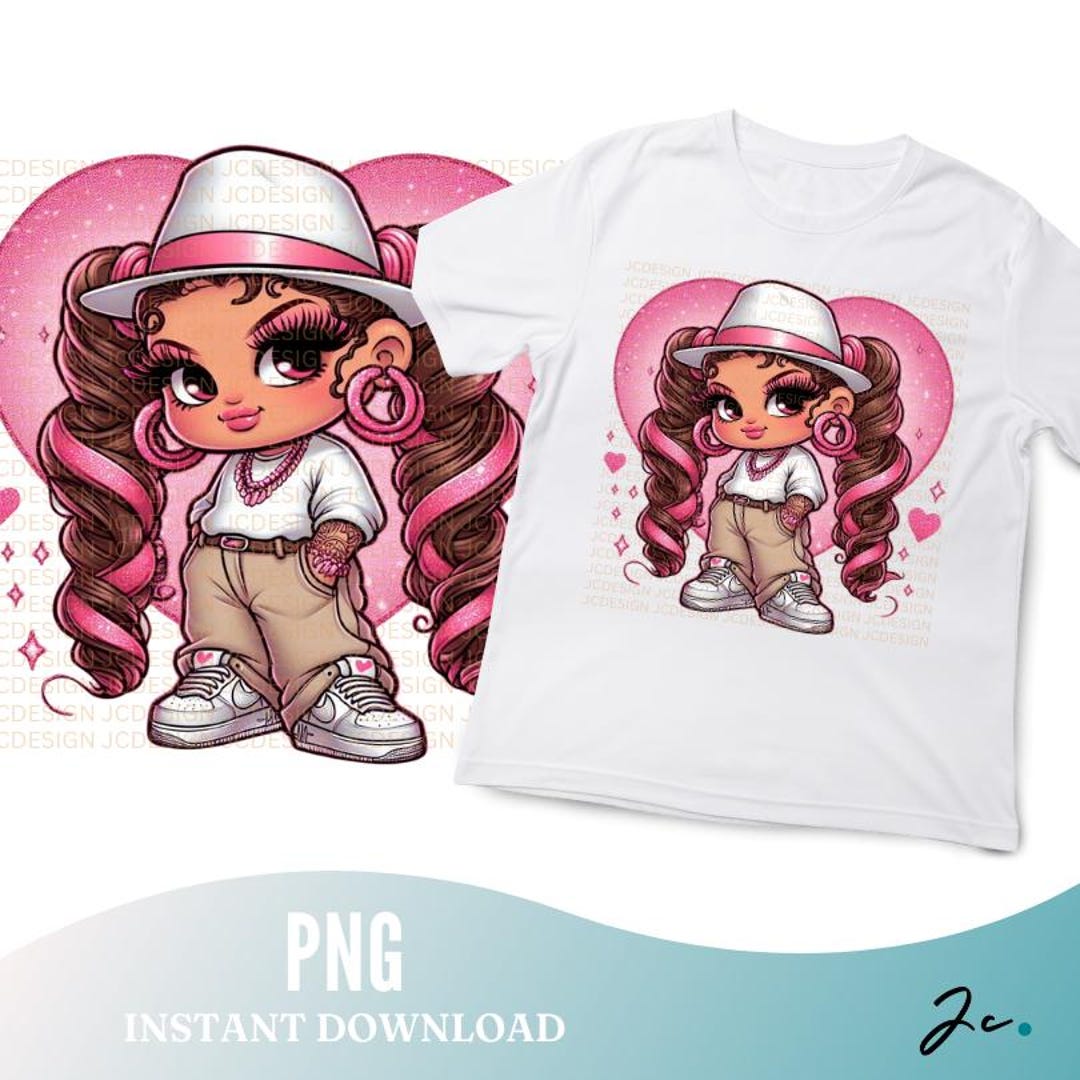Cholo Babygirl PNG: Lowrider Girl, Pink Heart (instant Download) - Etsy