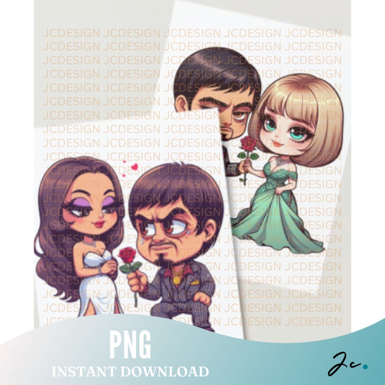 SCARFACE BUNDLE Png, Tony , World is Yours, Love , Couple Png, Elvira ...