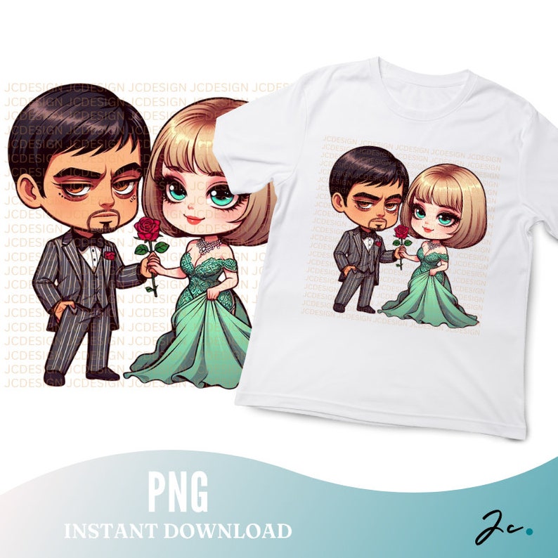 SCARFACE BUNDLE Png, Tony , World is Yours, Love , Couple Png, Elvira ...