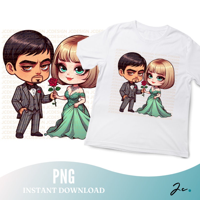 SCARFACE BUNDLE Png, Tony , World is Yours, Love , Couple Png, Elvira ...