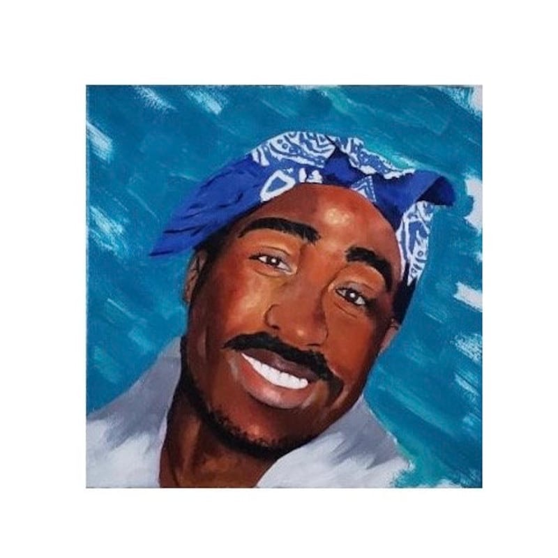 Tupac Abstract - Etsy