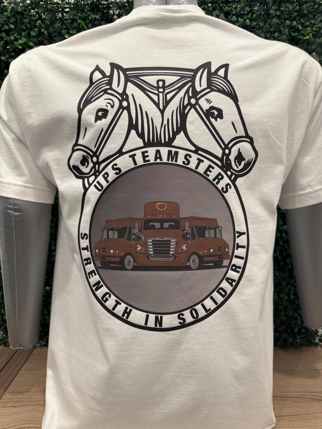Brown Parcel Service Teamster Truck T-shirt - Etsy