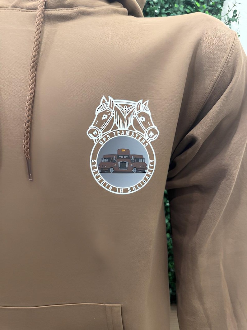 UPS Brown Teamster Truck Hoodie Hooded Sweatshirt - Etsy