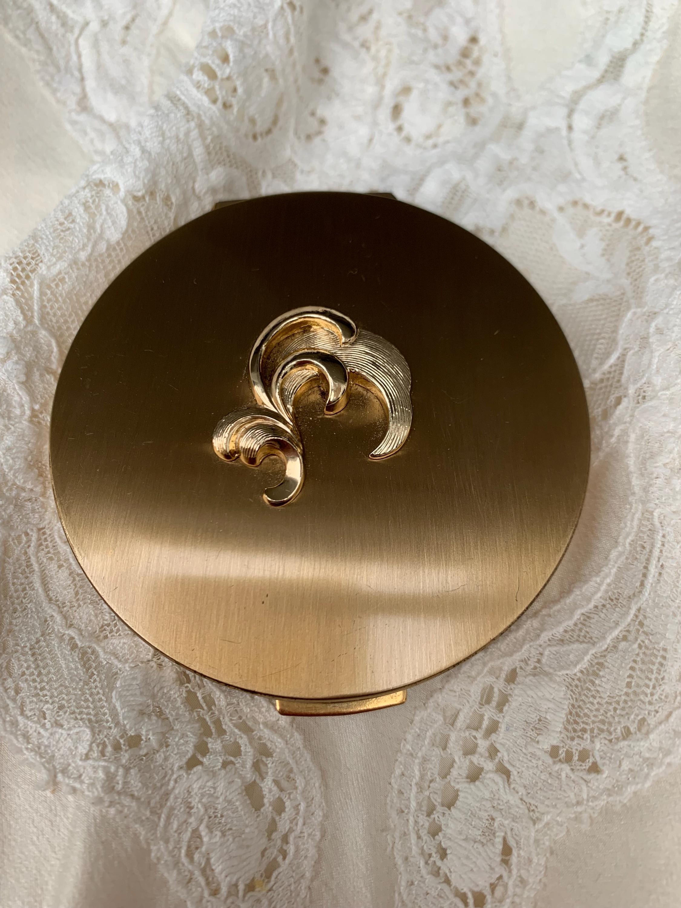 Vintage Compact Mirror by Stratton Gold Design Glamorous and ...